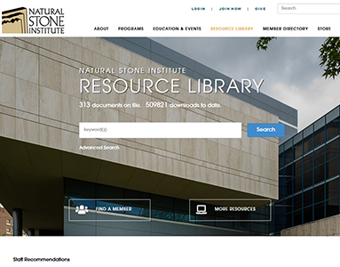 Natural Stone Institute - 2020 Press Releases